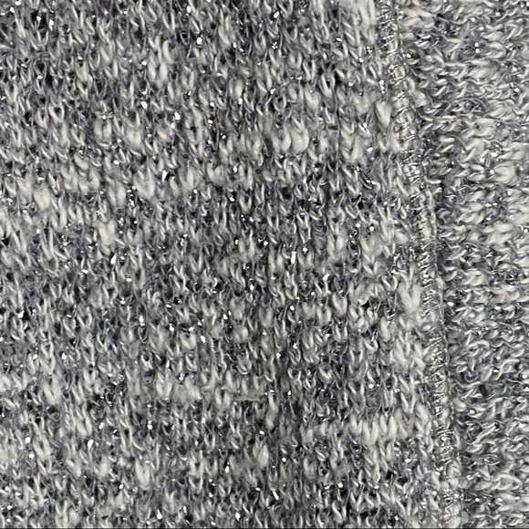 Splendid | Sweaters | Splendid Silver Metallic Open Front Cardigan ...